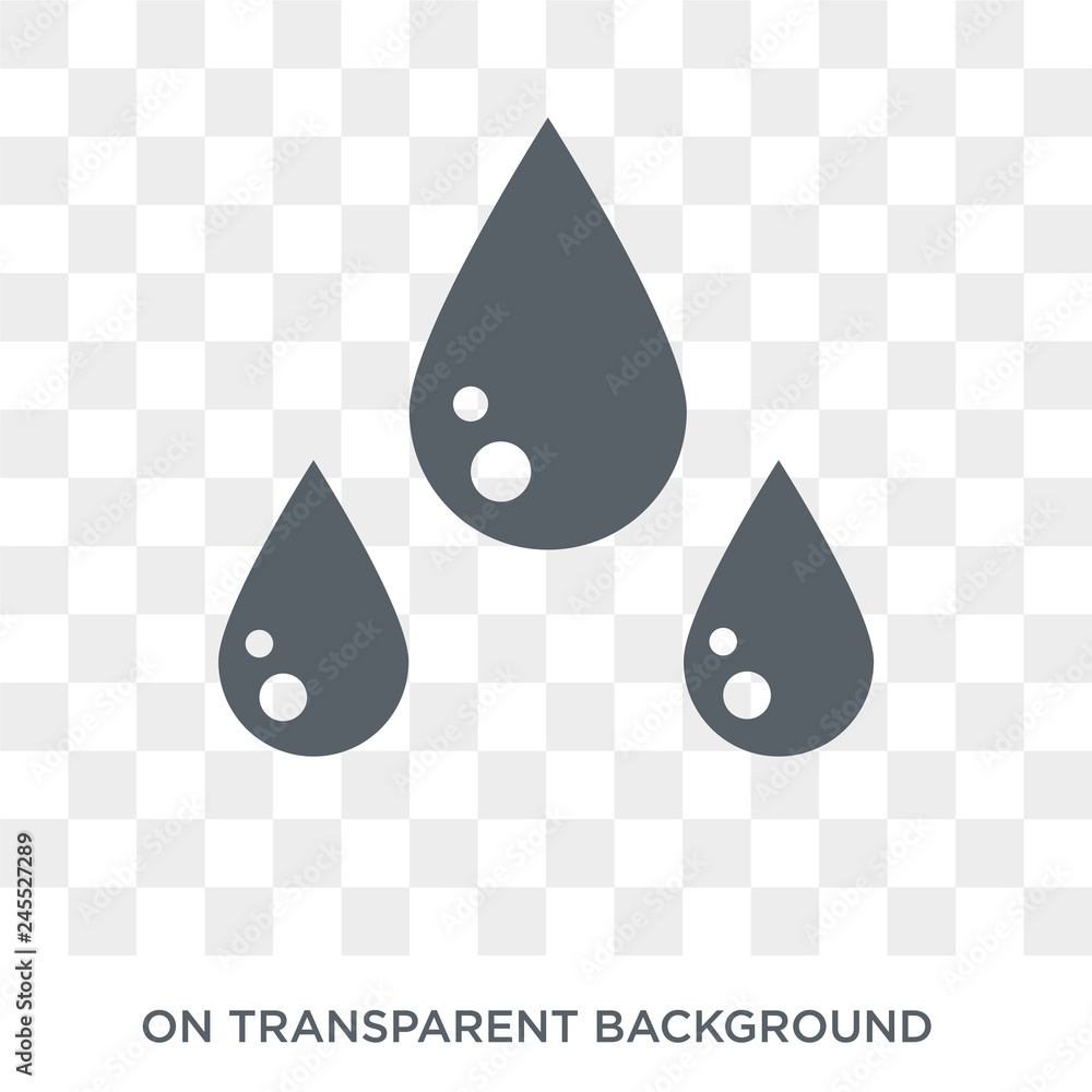 Sweat or tear drop icon. Trendy flat vector Sweat or tear drop icon on ...