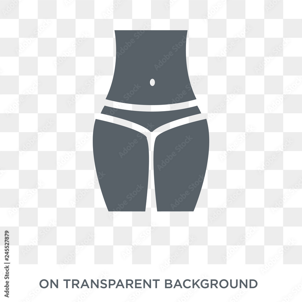 Human Abdomen icon. Trendy flat vector Human Abdomen icon on ...