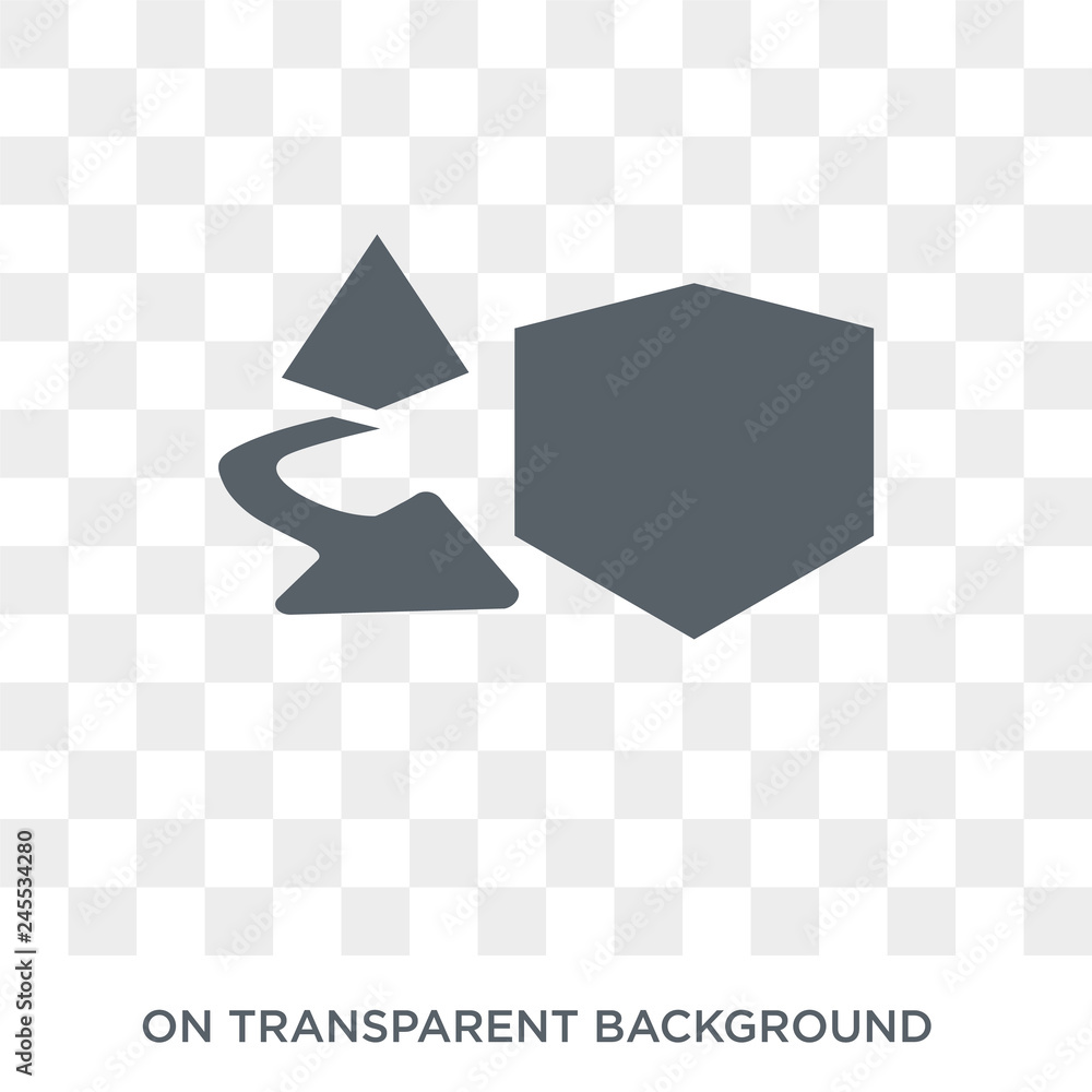 Transform icon. Transform design concept from Geometry collection ... Transform icon. Transform design concept from Geometry collection ...