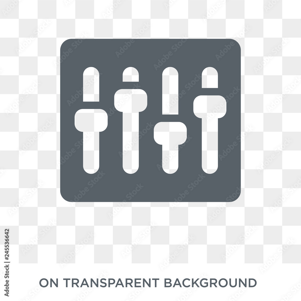 sound control icon. Trendy flat vector sound control icon on ...