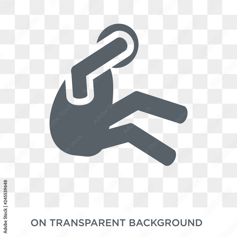 exhausted human icon. Trendy flat vector exhausted human icon on ...