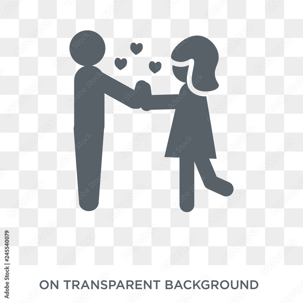 spouse icon. Trendy flat vector spouse icon on transparent background ...