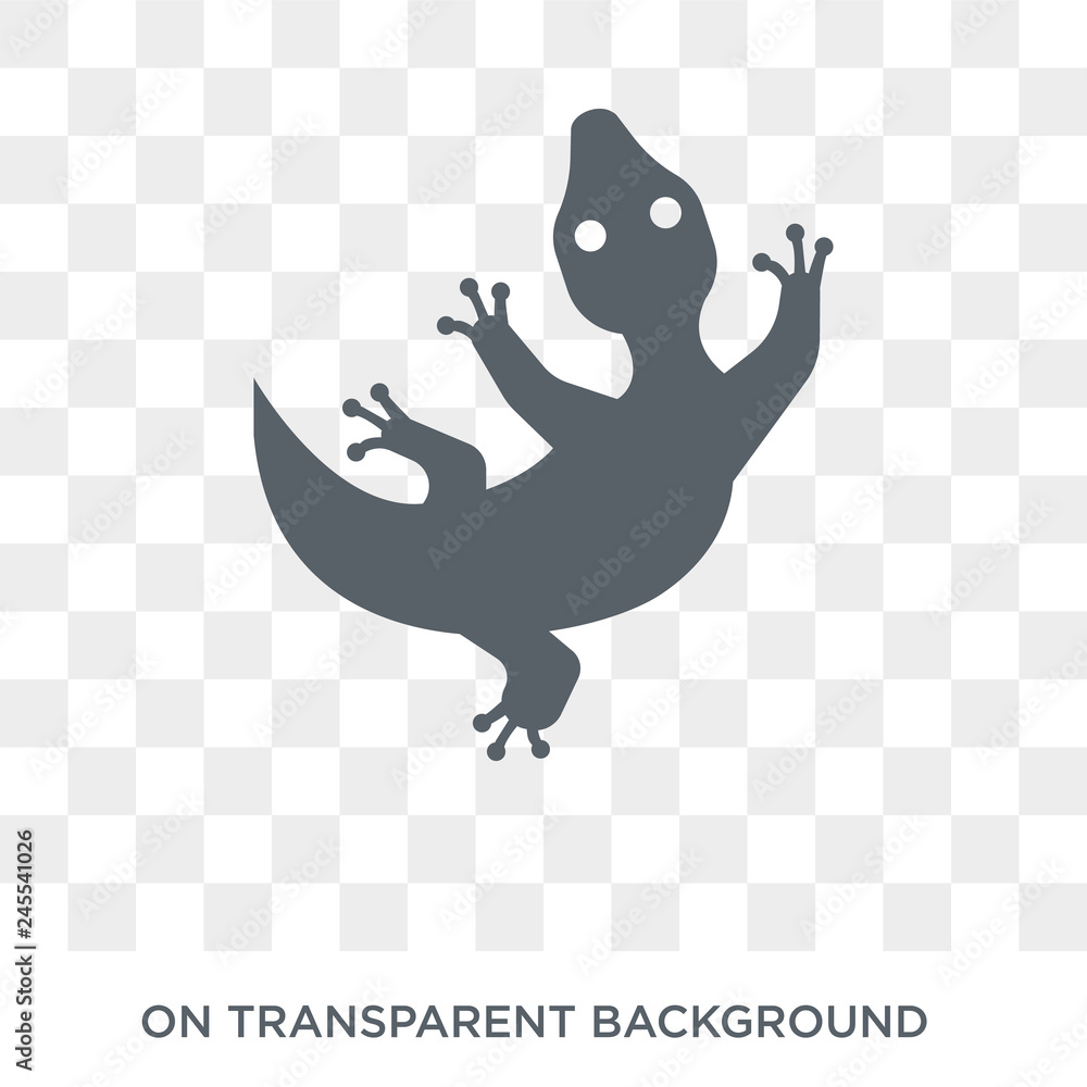 Gecko icon. Trendy flat vector Gecko icon on transparent background ...