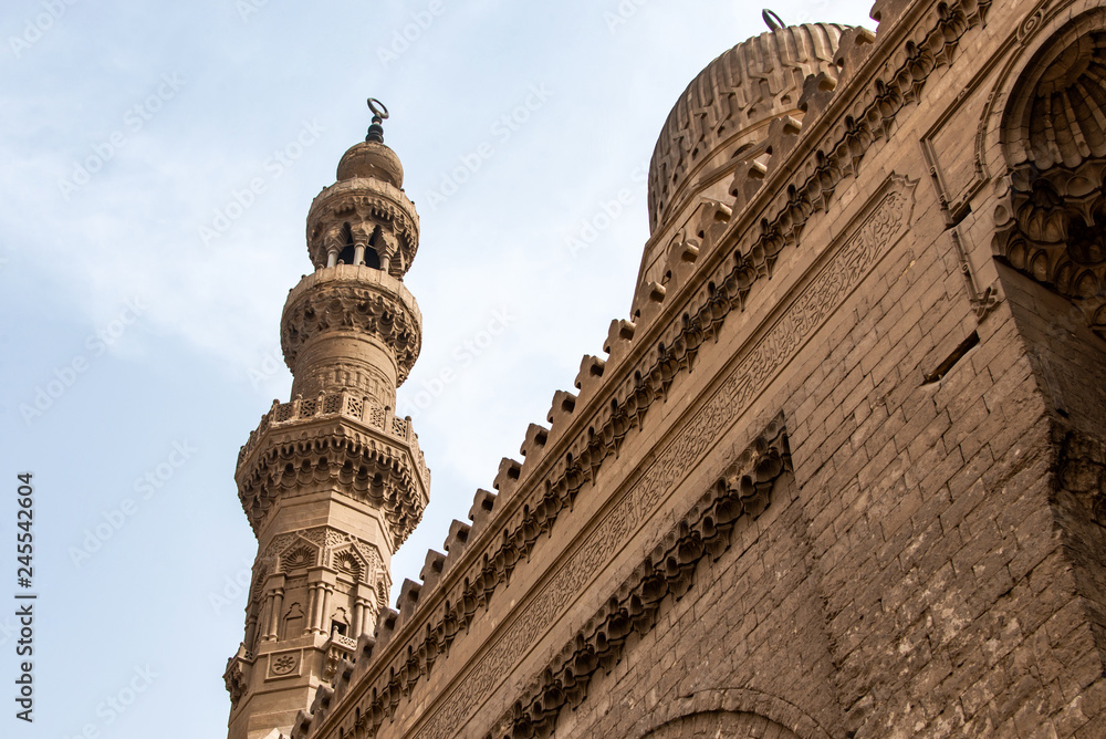 the great Mosques of Sultan Hassan and Al-Rifai in Cairo - Egypt Stock ...
