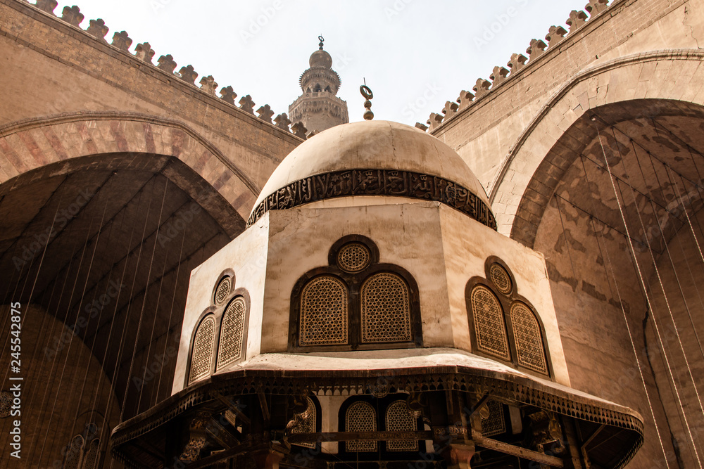 the great Mosques of Sultan Hassan and Al-Rifai in Cairo - Egypt Stock ...