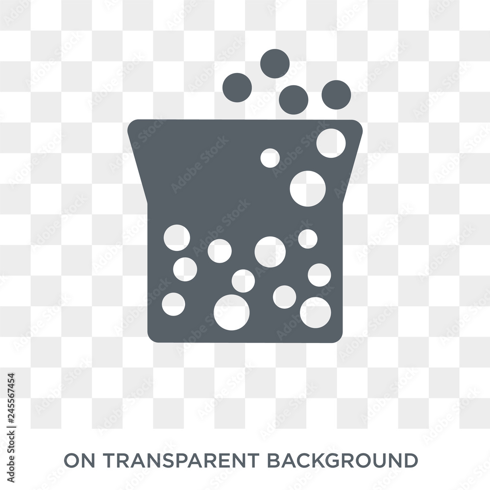 Hard Water icon. Trendy flat vector Hard Water icon on transparent ...