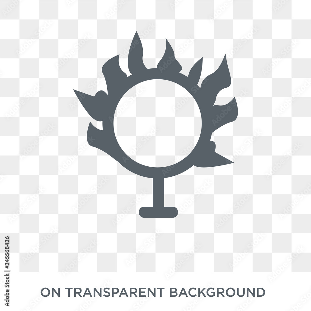 Ring of fire icon. Ring of fire design concept from Circus collection ...