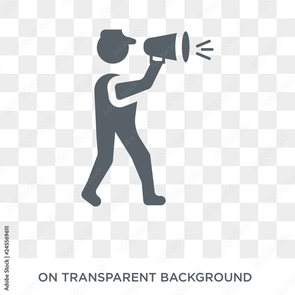 Film director icon. Trendy flat vector Film director icon on ...