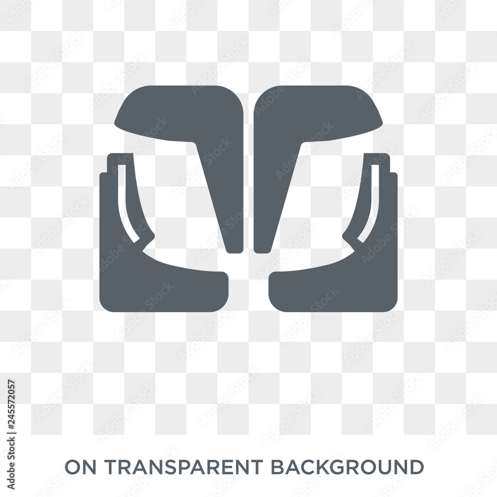 car mud flap icon. car mud flap design concept from Car parts ...