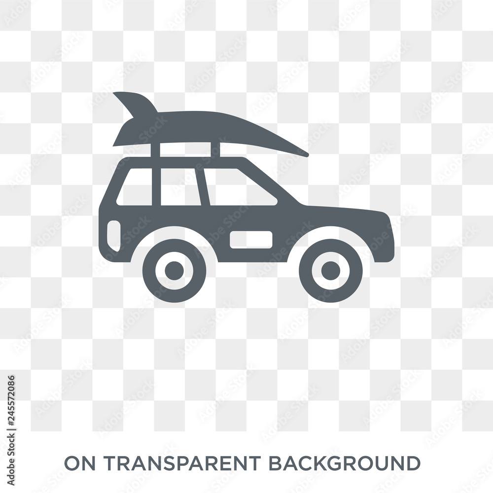 car luggage rack icon. car luggage rack design concept from Car parts ...