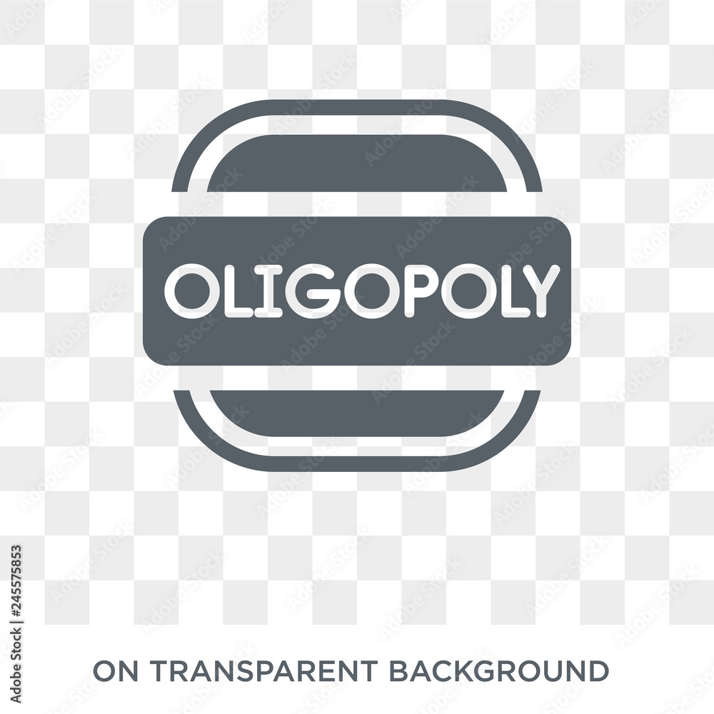 Vecteur Stock Oligopoly icon. Trendy flat vector Oligopoly icon on ...