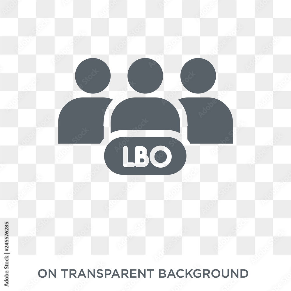 Leveraged buyout icon. Trendy flat vector Leveraged buyout icon on ...