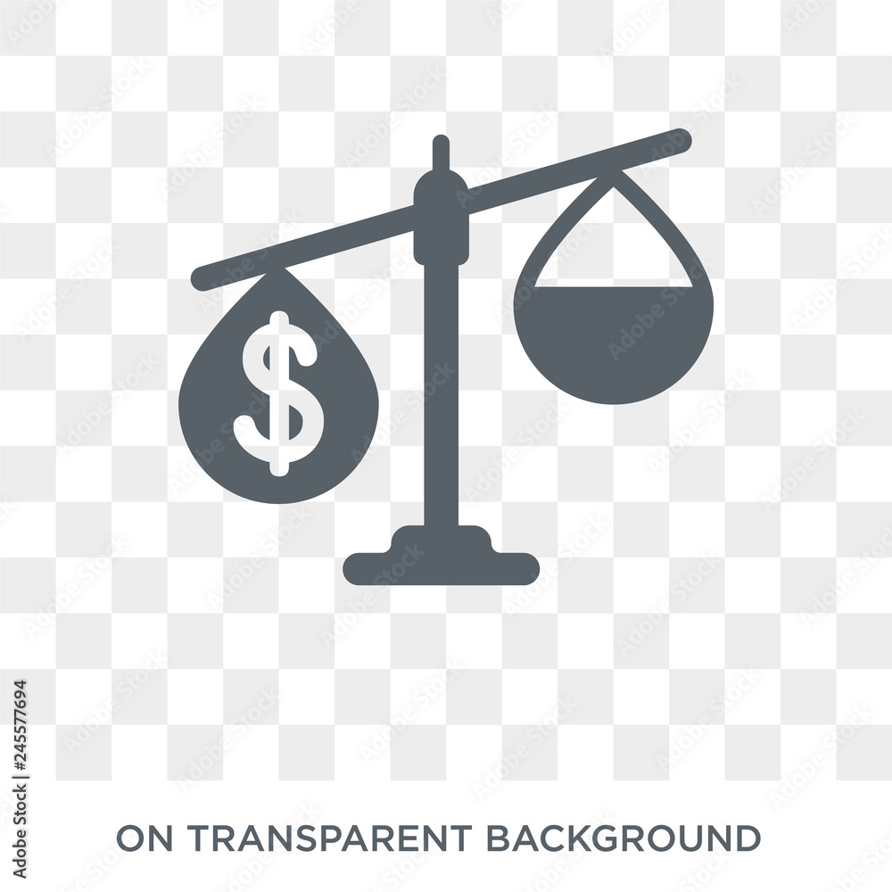Balance of payments icon. Balance of payments design concept from ...