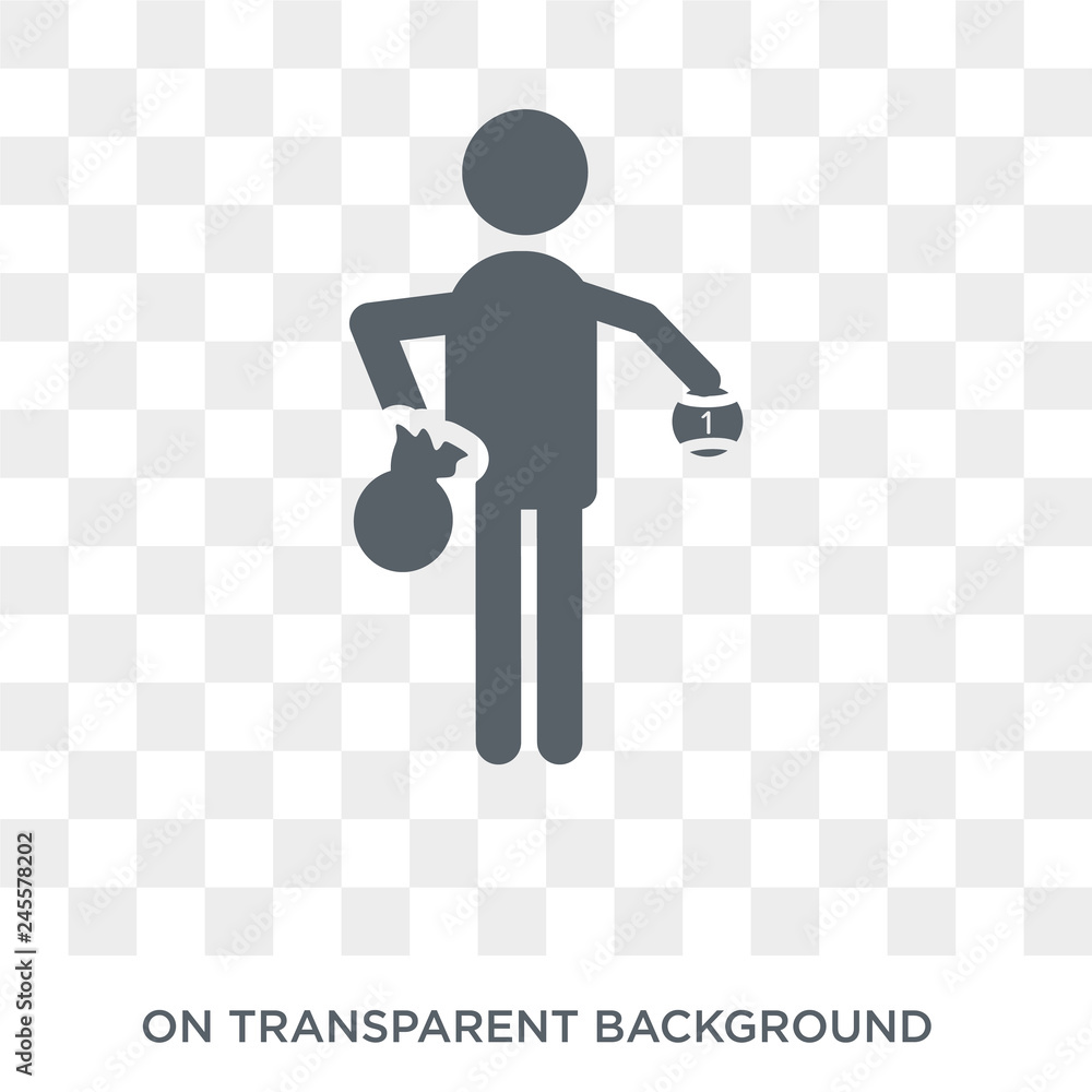 Playing Lotto icon. Trendy flat vector Playing Lotto icon on ...