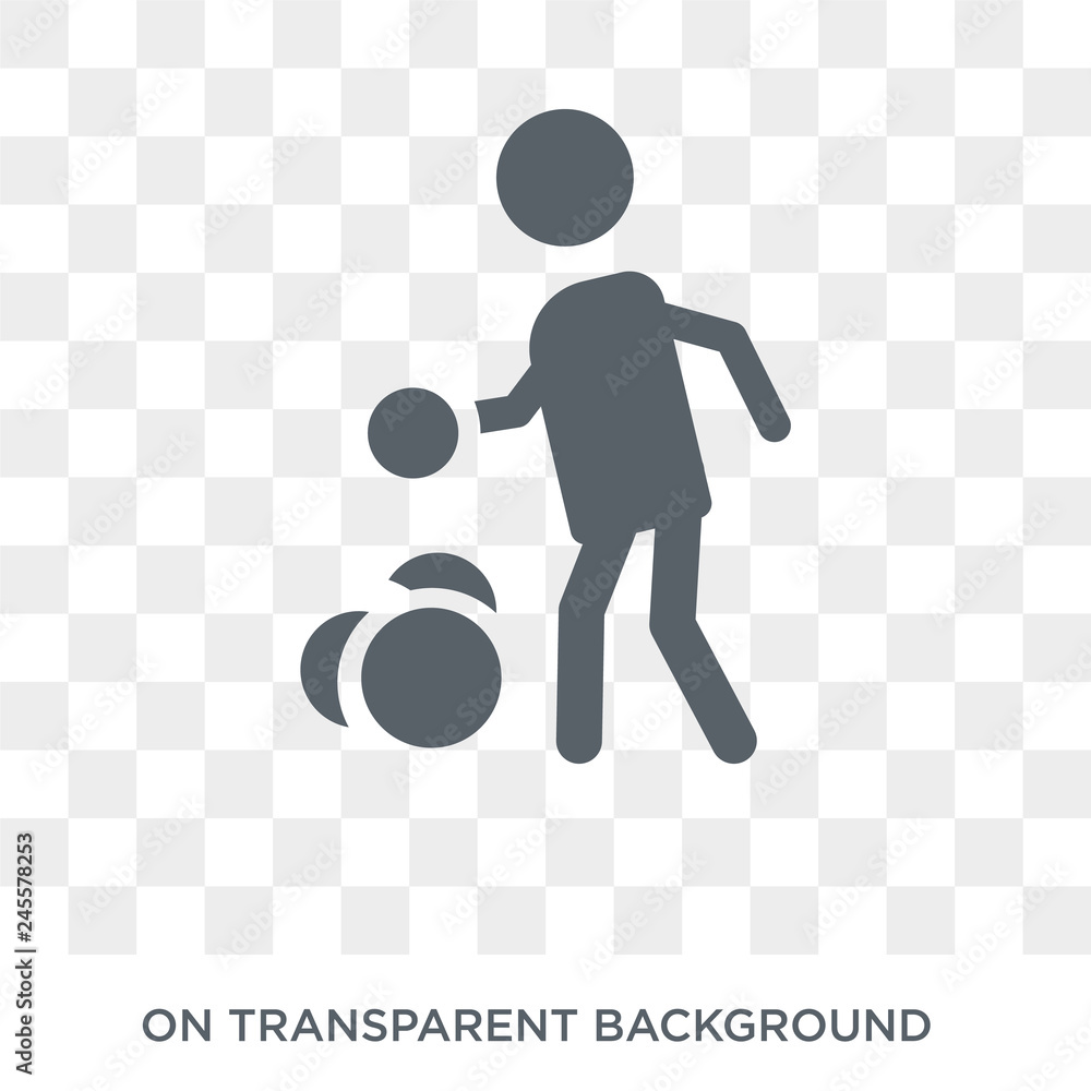 Petanque icon. Trendy flat vector Petanque icon on transparent ...