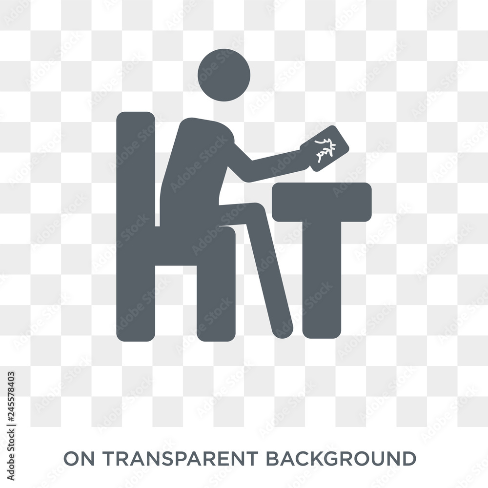 Mahjong icon. Trendy flat vector Mahjong icon on transparent background ...