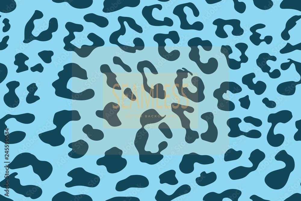 Tiger Skin Wallpaper Blue