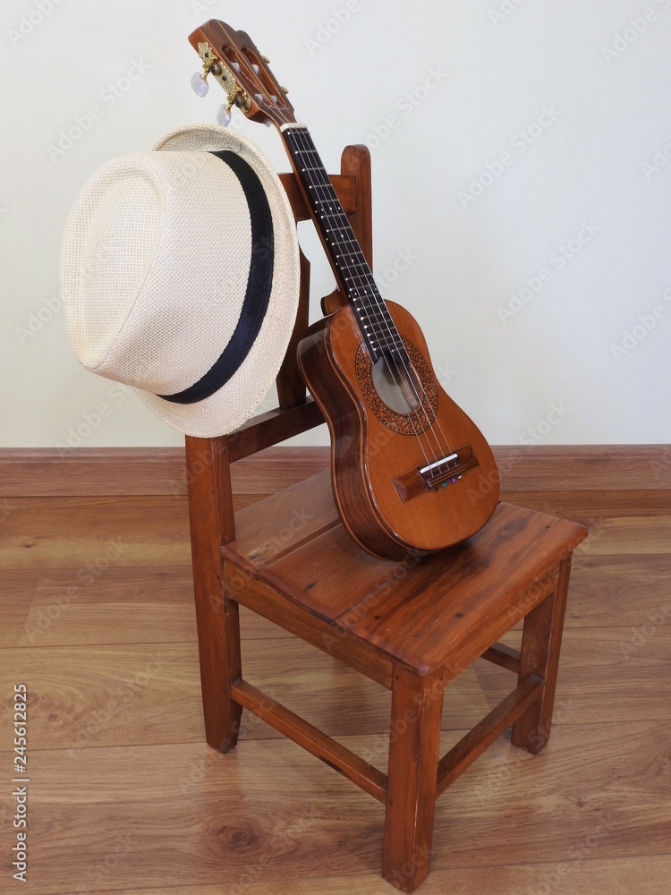 Foto de A samba player (sambista) hat and a cavaquinho (a small ...