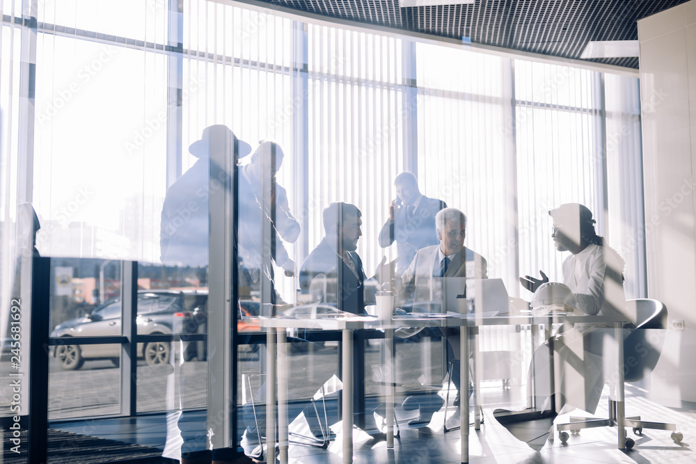 Indian Conference Room With People