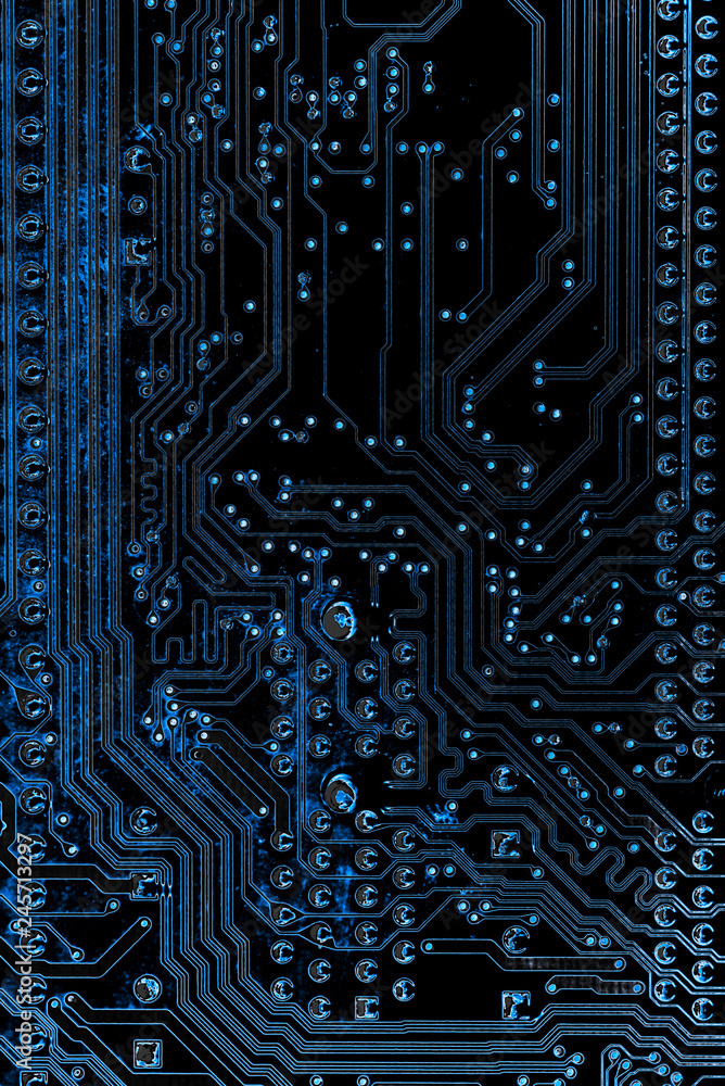 Abstract,close up of Mainboard Electronic computer background. (logic ...