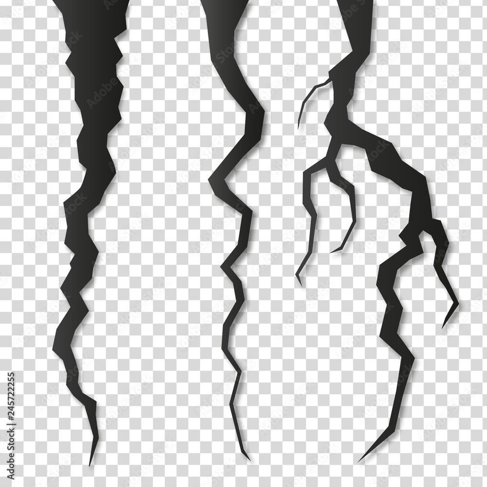 Rift or thunder vector illustration Stock Vector | Adobe Stock