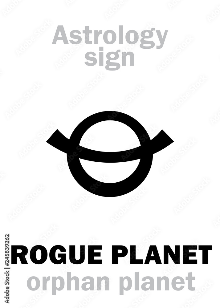 Astrology Alphabet: ROGUE PLANET (Orphan planet), nomad free-floating ...