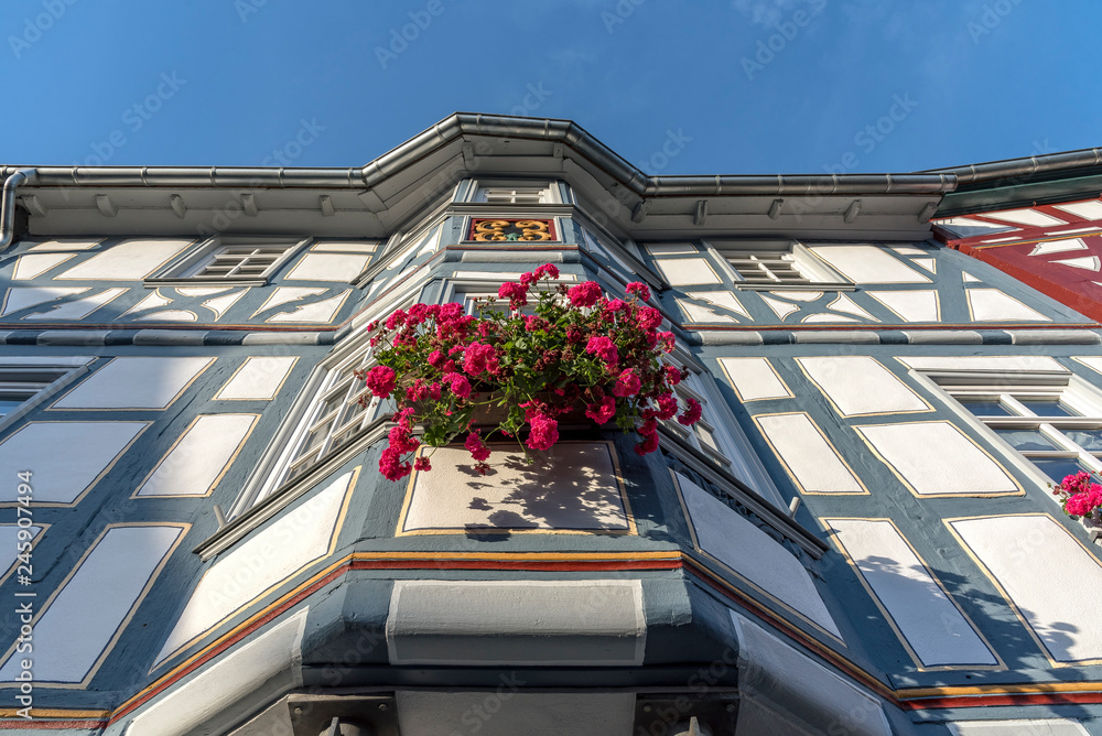 Historische Altstadt von Bad Camberg im Hintertaunus Stock Photo ...