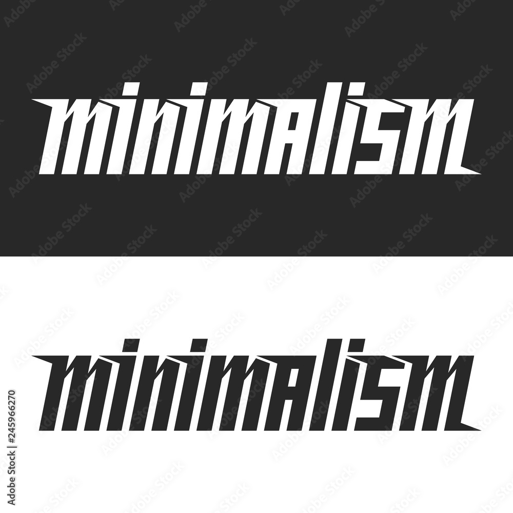 Word minimalism lettering hipster inscription print t-shirt design ...