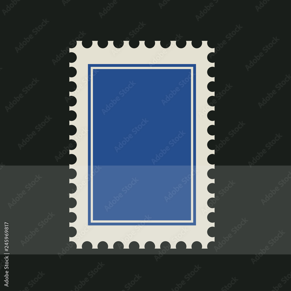 Blank Mail Stamp