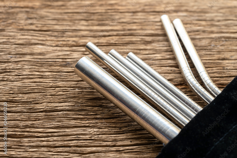 Stainless steel straws for reusable and reduce the use of plastic straw ...