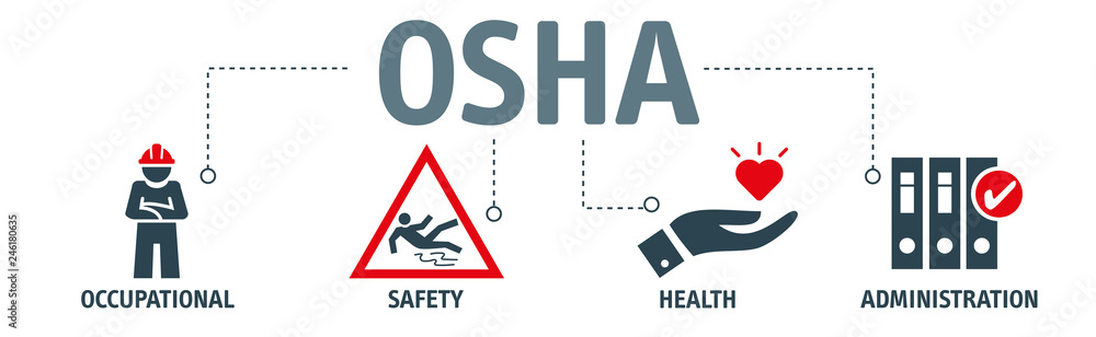 OSHA - Occupational Safety and Health Administration Banner Stock ...