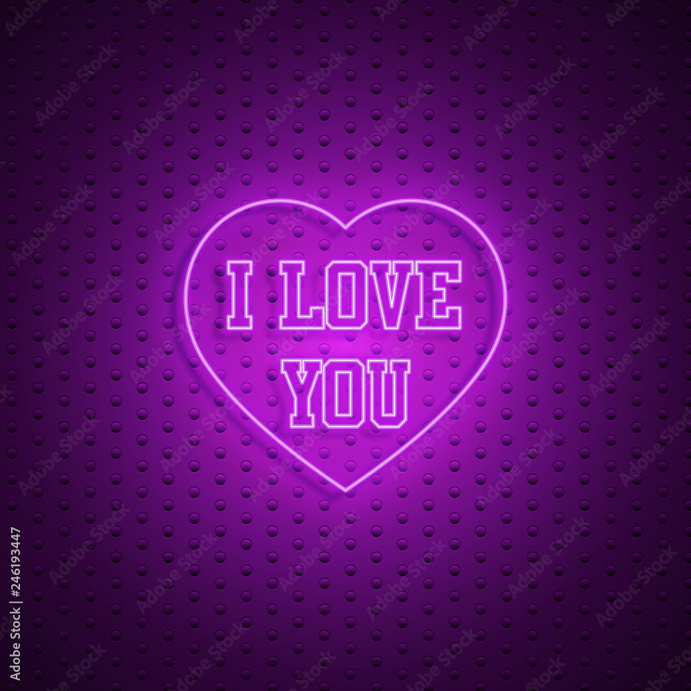 Purple Love Heart Images