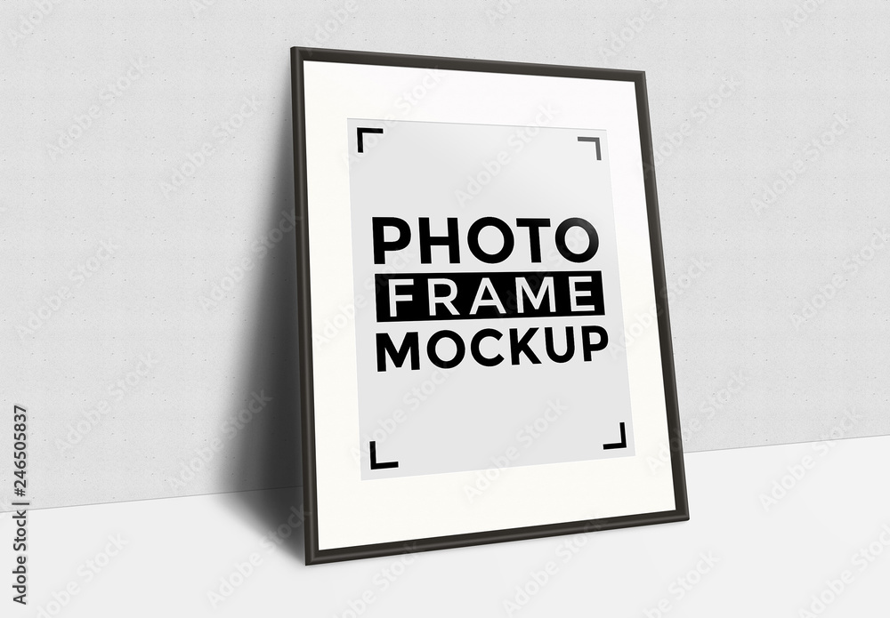 Four Photo Frame Mockups Stock Template | Adobe Stock