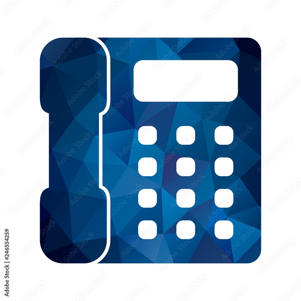 Vector Telephone Icon Stock Vector | Adobe Stock
