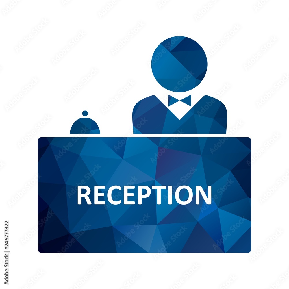 Vector Reception Icon Stock Vector | Adobe Stock
