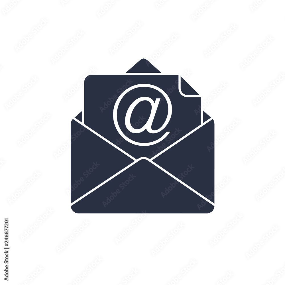 Mail Icon Symbols vector icon. Email marketing concept. Concept e-mail ...