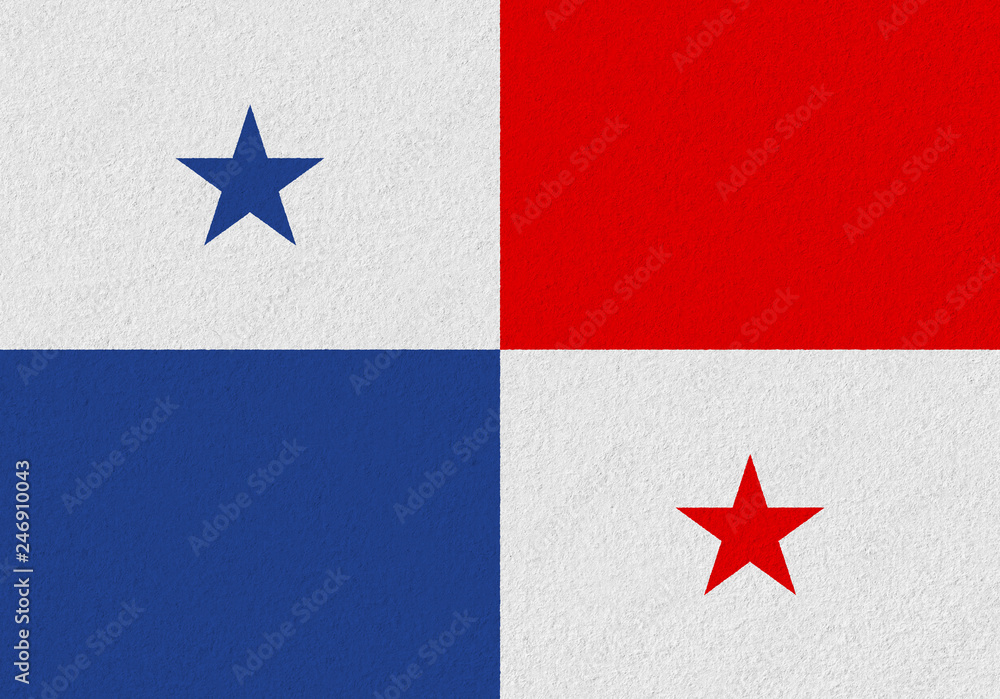 Panama paper flag Stock Photo | Adobe Stock