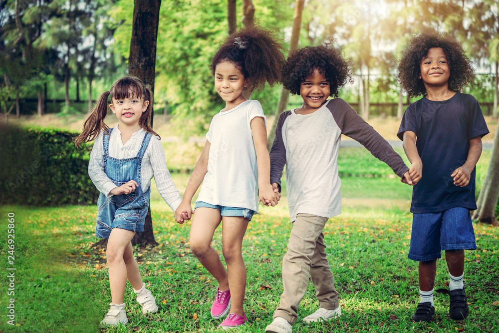 Group Of Little Kids