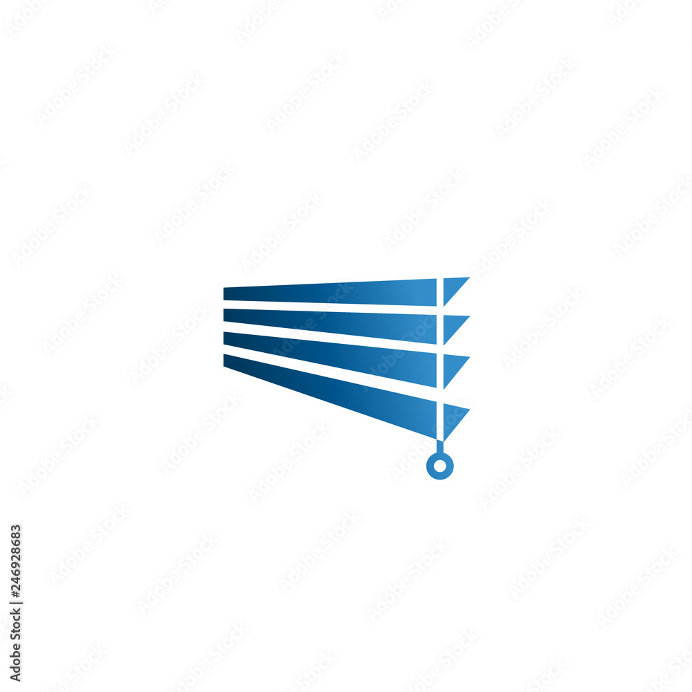 windows coverings logo vector abstract graphicWindow coverings icon ...