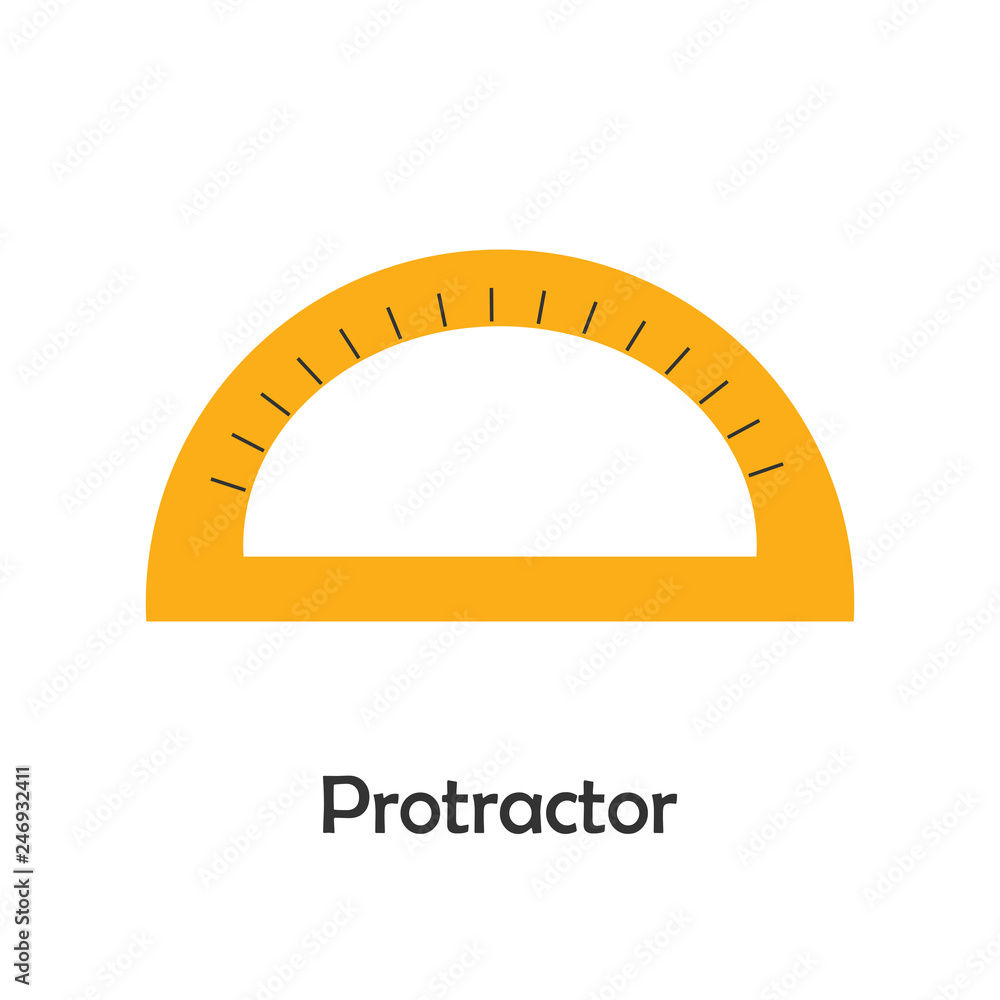 Cartoon Protractor