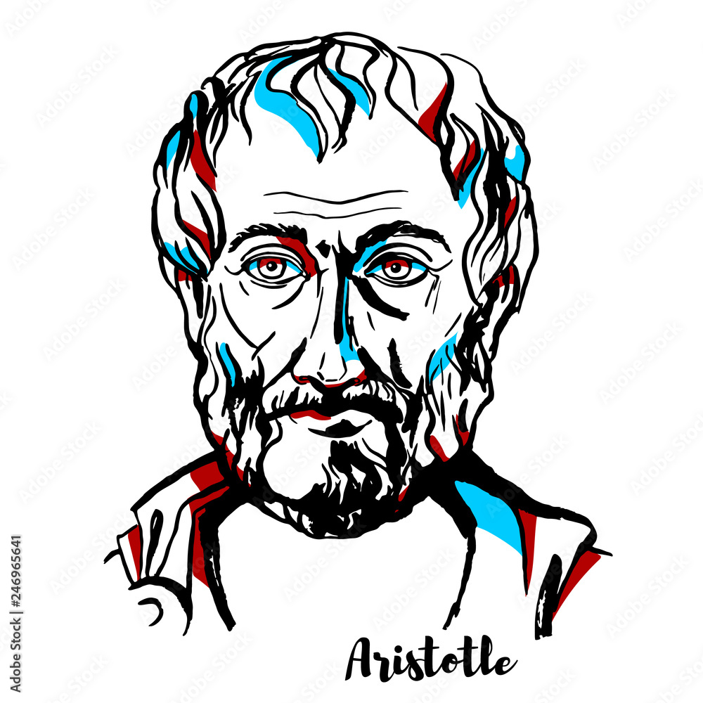 Aristotle Portrait Stock Vector | Adobe Stock