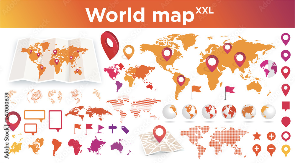 carte collection Stock Vector | Adobe Stock