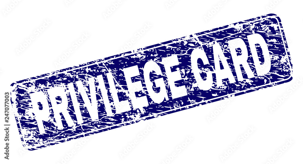 PRIVILEGE CARD stamp seal print with grunge texture. Seal shape is a ...