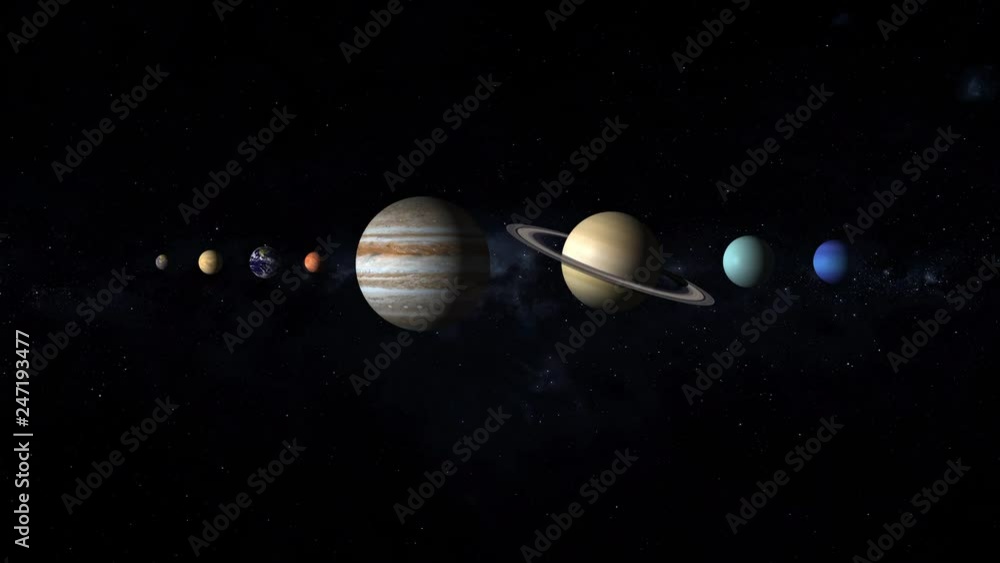 Our solar system consists of the planets Mercury, Venus, Earth, Mars ...