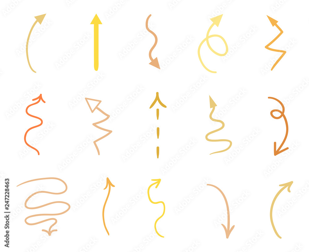 Colored infographic elements isolated on white. Set of different ...