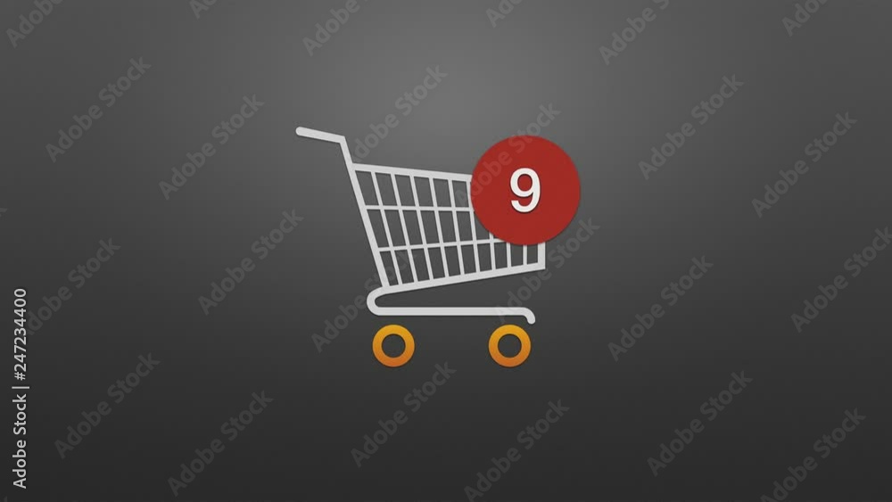 Animation of adding Items to a shopping cart Icon. Shopping cart ... Animation of adding Items to a shopping cart Icon. Shopping cart ...
