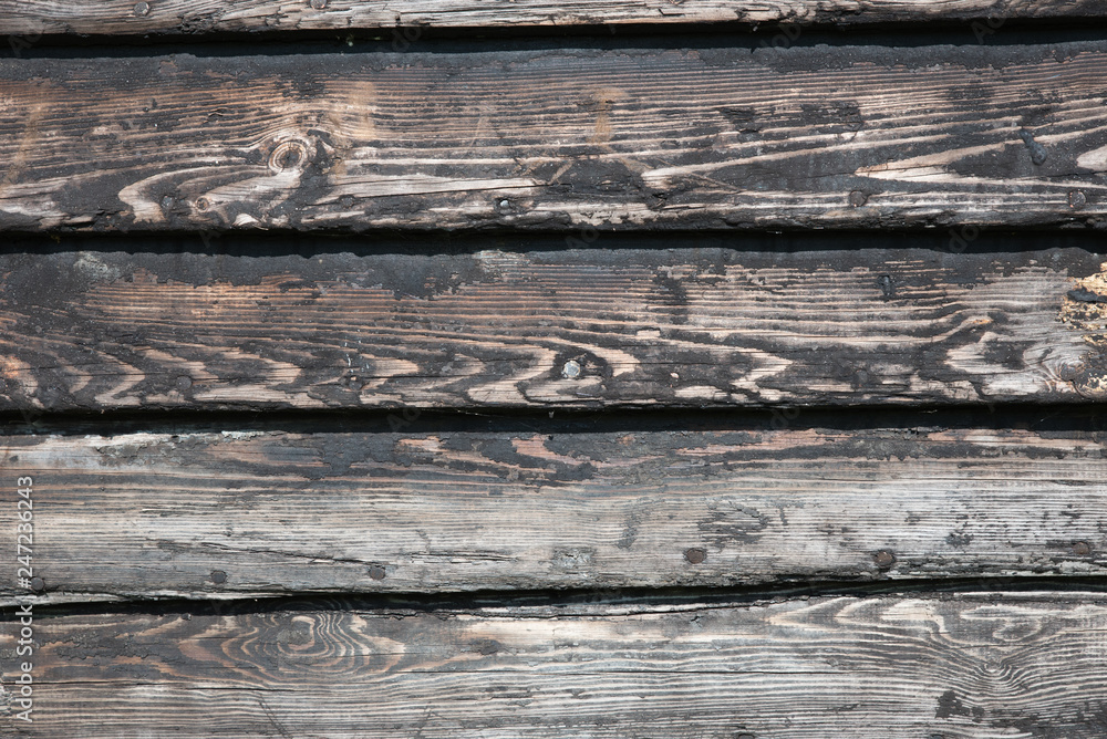 Vintage natural wood background – wall. Old weathered wooden plank in ...