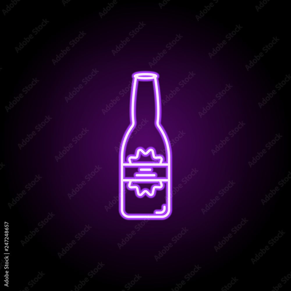 Bottles Of Alcohol Neon