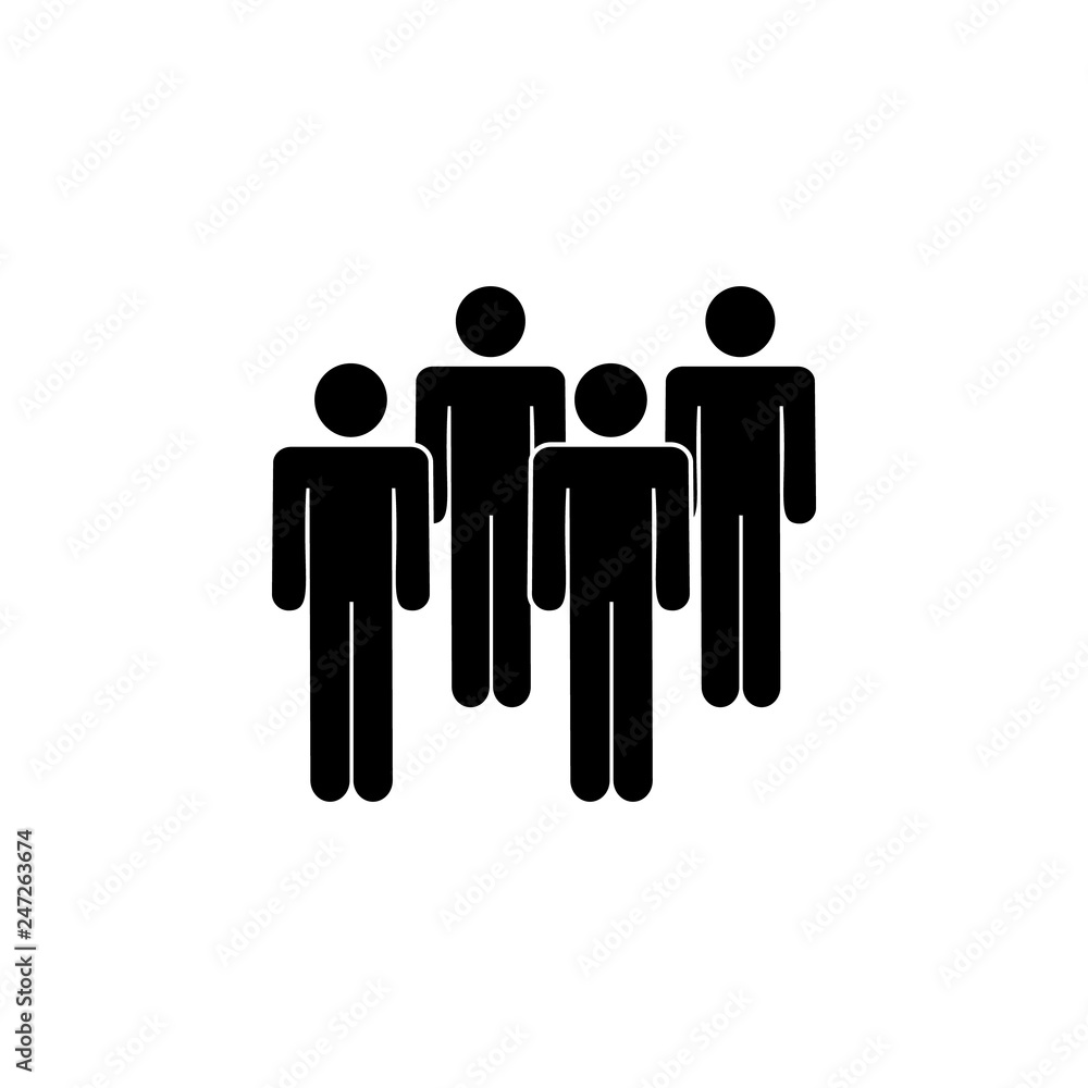 people, four, rank icon. Element of a group of people icon. Premium ...