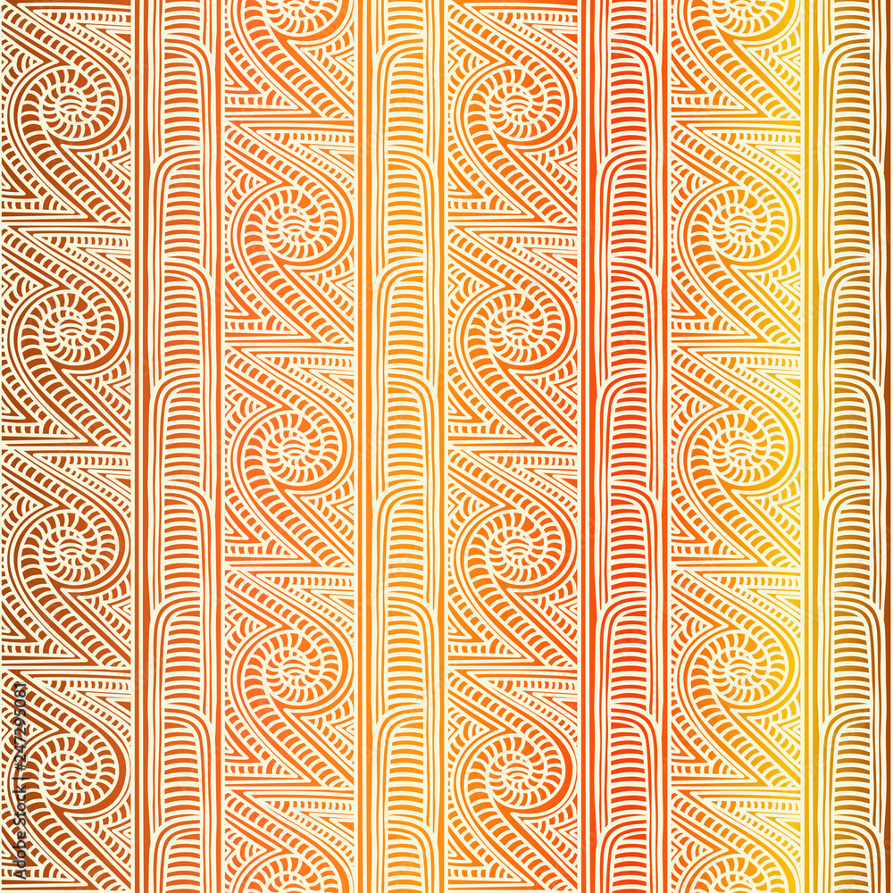 Maori tribal pattern vector seamless. African fabric texture ...